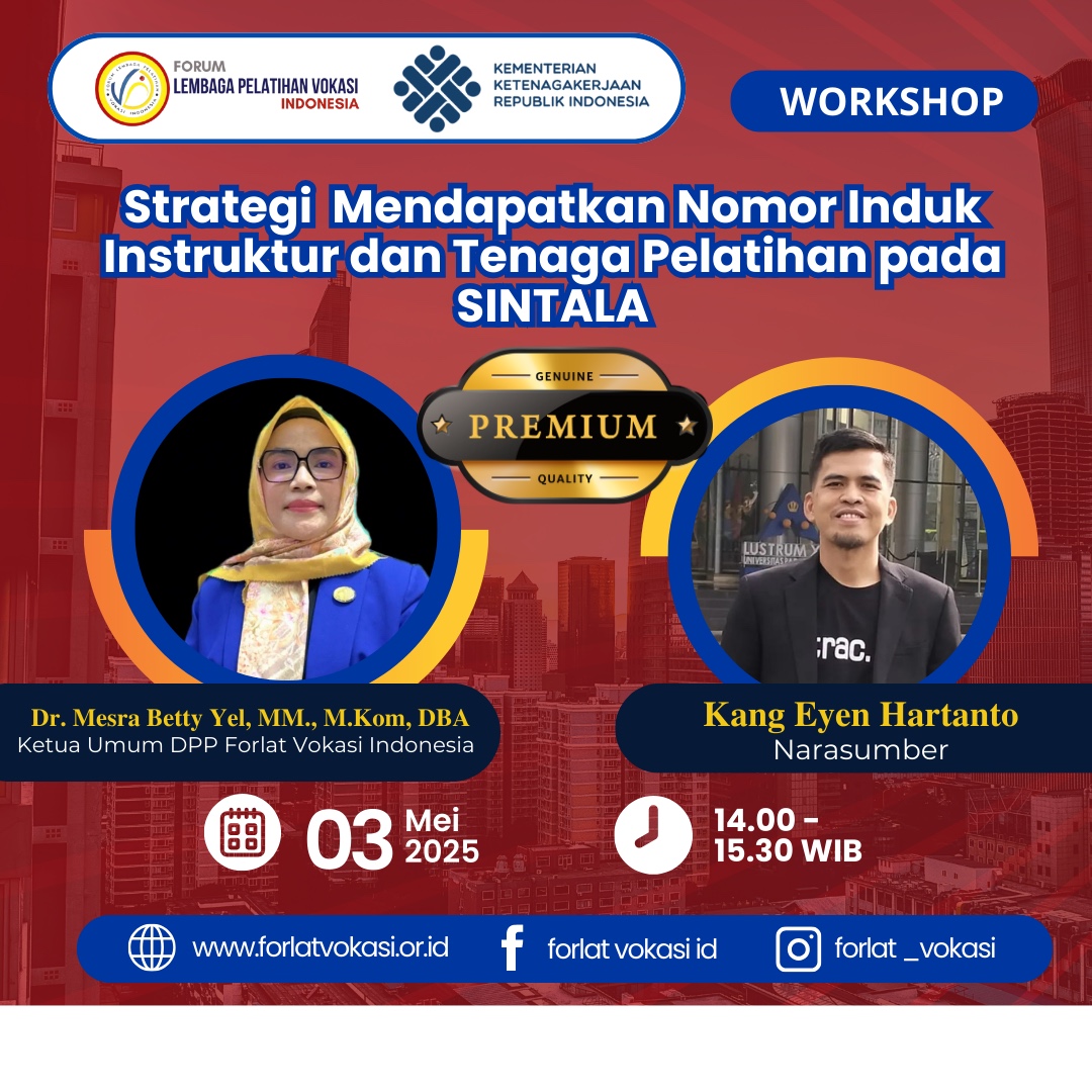 BIMTEK : Strategi Mendapatkan Nomor Induk Instruktur dan Tenaga ...